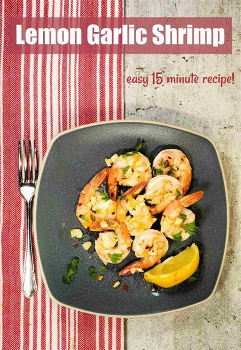 Lemon Garlic Shrimp Recipe Easy Oven Baked Shrimp
