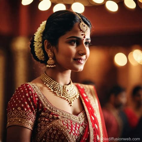 Woman In Traditional Indian Dress Stable Diffusion Online