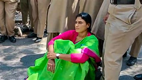 ‘take Responsibility For Paper Leaks Ys Sharmila Hits Out At Cm