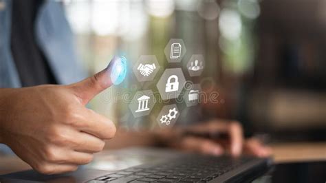 Data Protection Concept And Secure Internet Security Access Cyber