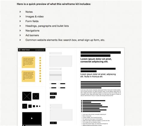 Free UI Wireframe Kits Web Design Ledger