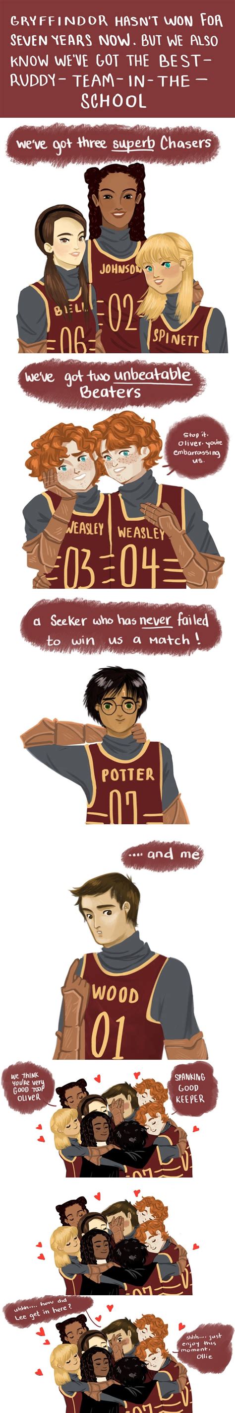 Gryffindor Quidditch Team Harry Potter Funny Harry Potter Movies Harry Potter Feels