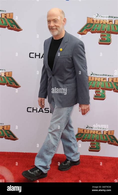 Jk Simmons Arriving At The Premiere Of Dreamworks Animation And