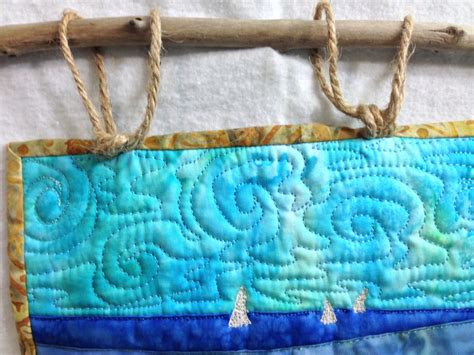 Easy Beach Vacation Art Quilt Pattern Etsy