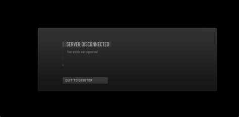 Server Disconnected Rmodernwarfareii