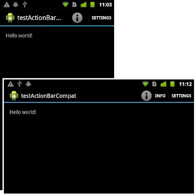 Android Er Add MenuItem To ActionBarCompat Using Java