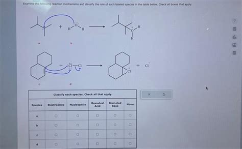 Solved Examine The Following Reaction Mechanisms And Chegg