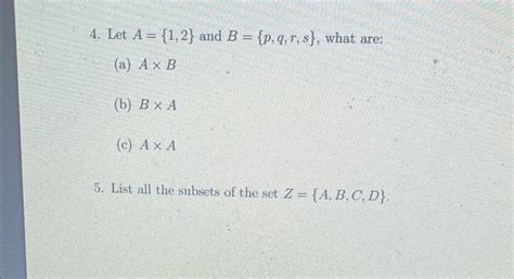 Solved Let A And B P Q R S What Are A AB B Chegg