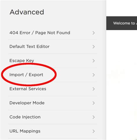 Import From Squarespace Support