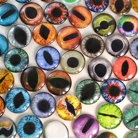 Random Overstock Bulk Lot Of Glass Eyes 10 Pairs Or 20 Singles