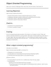 Master Object-Oriented Programming in Python: Key Concepts and | Course Hero