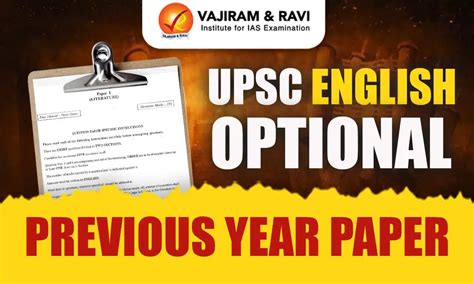 Upsc English Optional Previous Year Paper Download Pdf