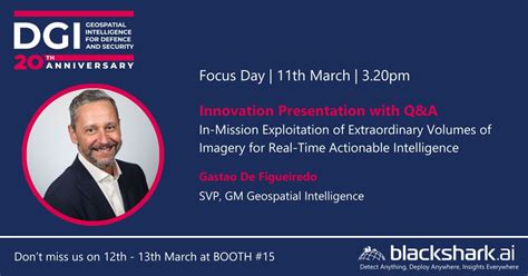 Blackshark Ai On Linkedin Intelligence Wwyd Dgi2024 Geospatialintelligence Ai Nocode…