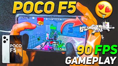 Poco F5 5g Bgmi 90 Fps Gameplay Poco F5 5g Pubg Mobile Test Youtube