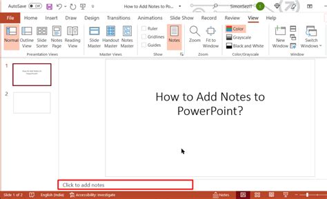 How To Add Speaker Notes To Your Powerpoint Presentation