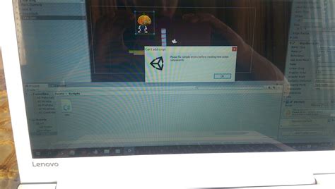 Please Fix Compile Errors Before Creating New Script Components