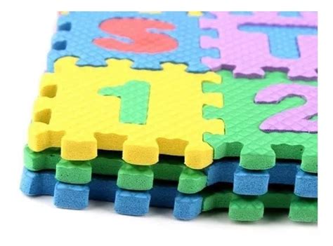 36 Tapete Foamy Eva Para Niños De Colores Numeros Abecedario 298 en