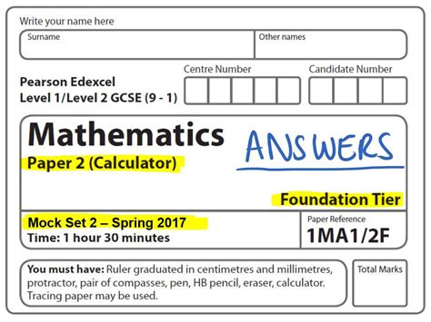 Maths Gcse 2023 Paper Image To U