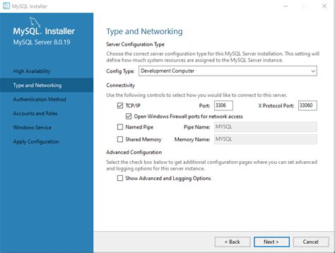 installing mysql on windows ombi docs