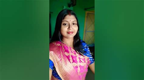 অনেক দিন পর শাড়িটা পড়লাম কেমন লাগছে Trending Shortvideo Viral