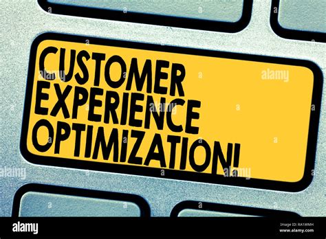Handwriting Text Customer Experience Optimization Concept Meaning Approach To The Customer