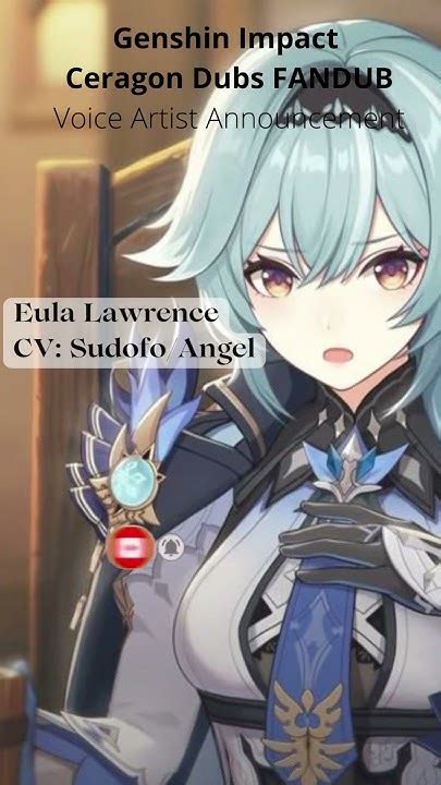 Eula Lawrence Genshin Impact Fandub Voice Actress Reveal Announcement