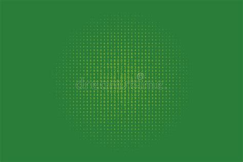 Random Numbers 0 9 Background In A Matrix Style Code Pattern With