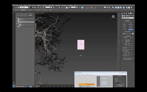 Populate Tree Leaves Using Particle Flow