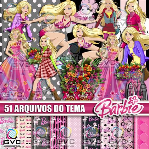 Kit Digital Barbie Gvc Digital
