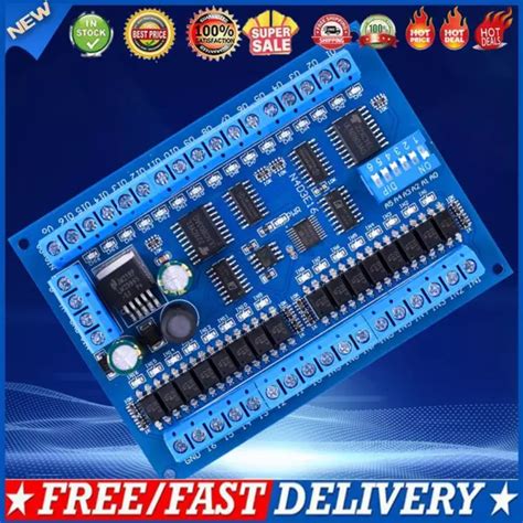 DC V V PLC IO Expansion Board Input Output Remote Control Module RS