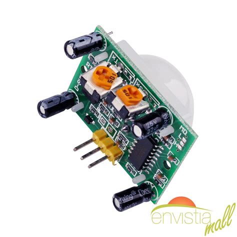 Hc Sr501 Pir Ir Passive Infrared Motion Detector Sensor Module Envistia Mall
