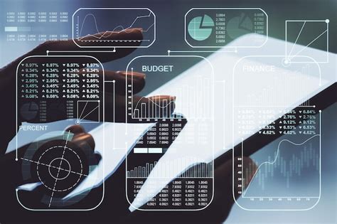 Premium Photo Abstract Creative Analytics Data Spreadsheet With