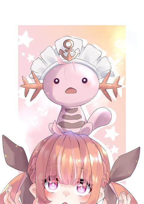 Minato Aqua And Wooper Pokemon And 1 More Drawn By Sashimisasimi561