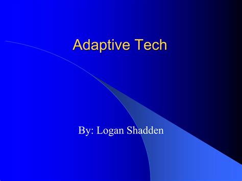 Adaptive Deviceppt