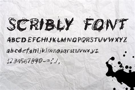 Scribly A Perfectly Messy Font Sponsored