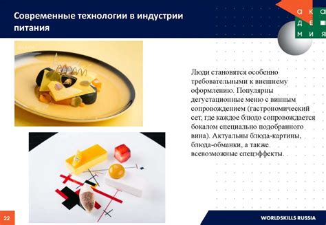 Современные технологии в индустрии питания презентация онлайн