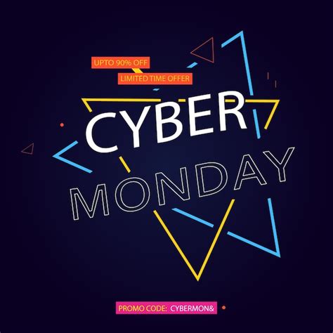 Premium Vector Cyber Monday Promo Sale Offer