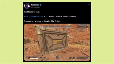 Apex Legends Firing Range Is In For An Upgrade With Season 17