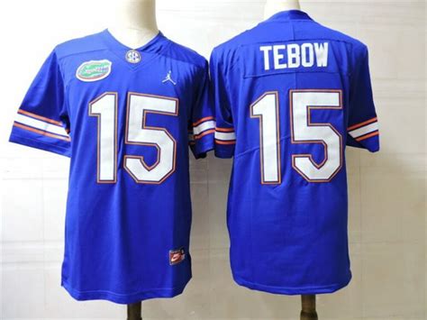 Florida Gators 15 Tim Tebow College Football Jersey Blue Top Design Fan