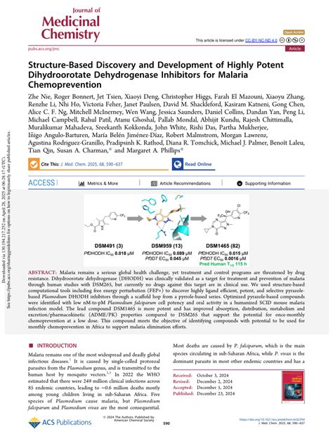 Pdf Structure Based Discovery And Development Of Highly Potent
