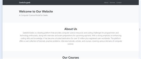 How To Display An Image Only On Mobile View In Bootstrap Geeksforgeeks