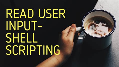 Read User Input Shell Scripting