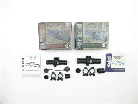 Assorted Bushnell Red Dot Scopes Lot
