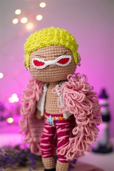 Doflamingo One Piece Amigurumi Crochet Pattern Crochê Amigurumi
