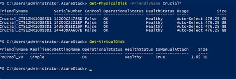 Issue When Deploy Azurestack Technical Preview 1 Only On Ssd