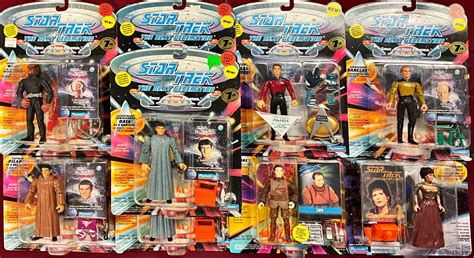 Lot 9 1994 Star Trek The Next Generation” Action Figures By
