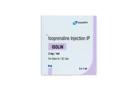 Isoprenaline Injection Bp 2mg At Rs 500 Vial Shop No 1 Nagpur Id 2853169088691