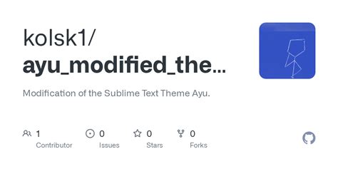 Github Kolsk1ayumodifiedtheme Modification Of The Sublime Text