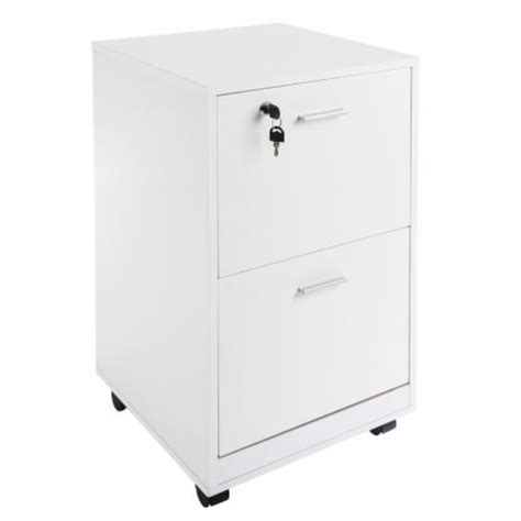 Lavish Home File Cabinet 2 Drawer Cabinet Lock Deep Drawer Storage