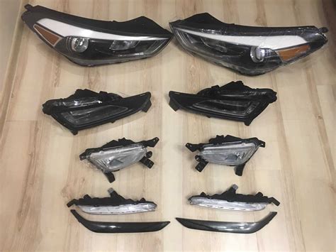 Фара LED Hyundai Tucson 2016-2018 DRL ПТФ ДХО USA туманка Туксон фары ...
